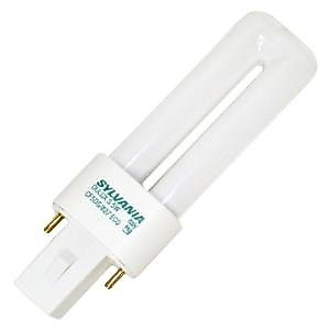 SYLVANIA 20325 - CF5DS/827/ECO - 5 Watt CFL Light Bulb - Compact Fluorescent - 2 Pin G23 Base - 2700K - by Sylvania