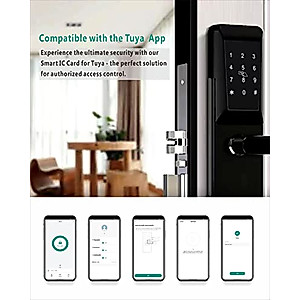 IC Card Fob Lock Door, 13.56 Mhz Smart TTLock Key, RFID Cards, Tarjeta Keyfob, 8 Packs