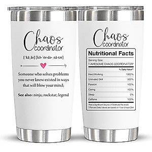 Gifts for Coworkers, Coworker Gifts for Women, Christmas Gifts for Boss, Teacher, Work Bestie, Coworker Leaving Gifts, Retirement Gifts for Women, 20 Oz Stainless Steel Tumbler