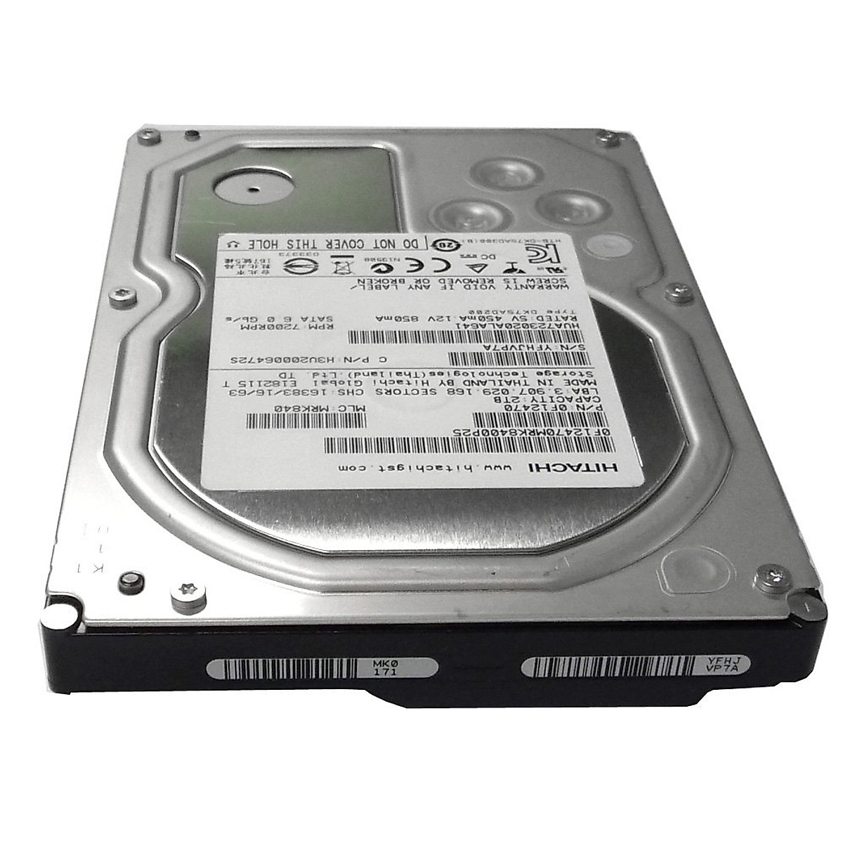 Hitachi Ultrastar A7K3000 2TB HUA723020ALA641 (0F12470) 2TB 64MB Cache 7200RPM SATA III (6.0Gb/s) Enterprise 3.5in Hard Drive (Renewed)