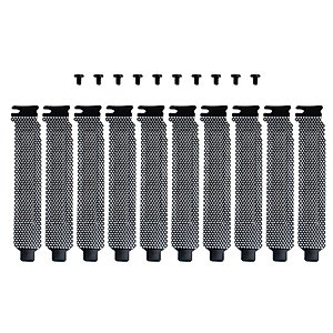 AUEAR, 10 Pack Black PCI Slot Cover Hard Steel Filter Blanking Plate with Screws