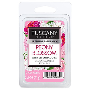 Empire Candle Peony Blossom Scented Wax Melt, 2.5 oz, Burn Time 4 Hours, Home Fragrance, Room Accessories