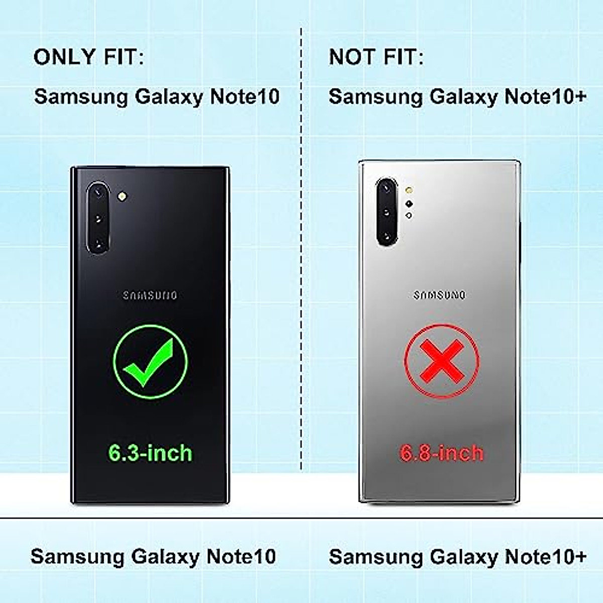 LeYi for Samsung Note 10 Case: Galaxy Note 10 Phone Case with [2 Pack] Camera Lens Protector, Military-Grade Shockproof Protective Case with Metal Ring Kickstand for Samsung Note 10, Black