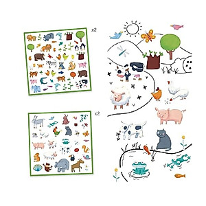 DJECO Animal Stickers (160 pc)