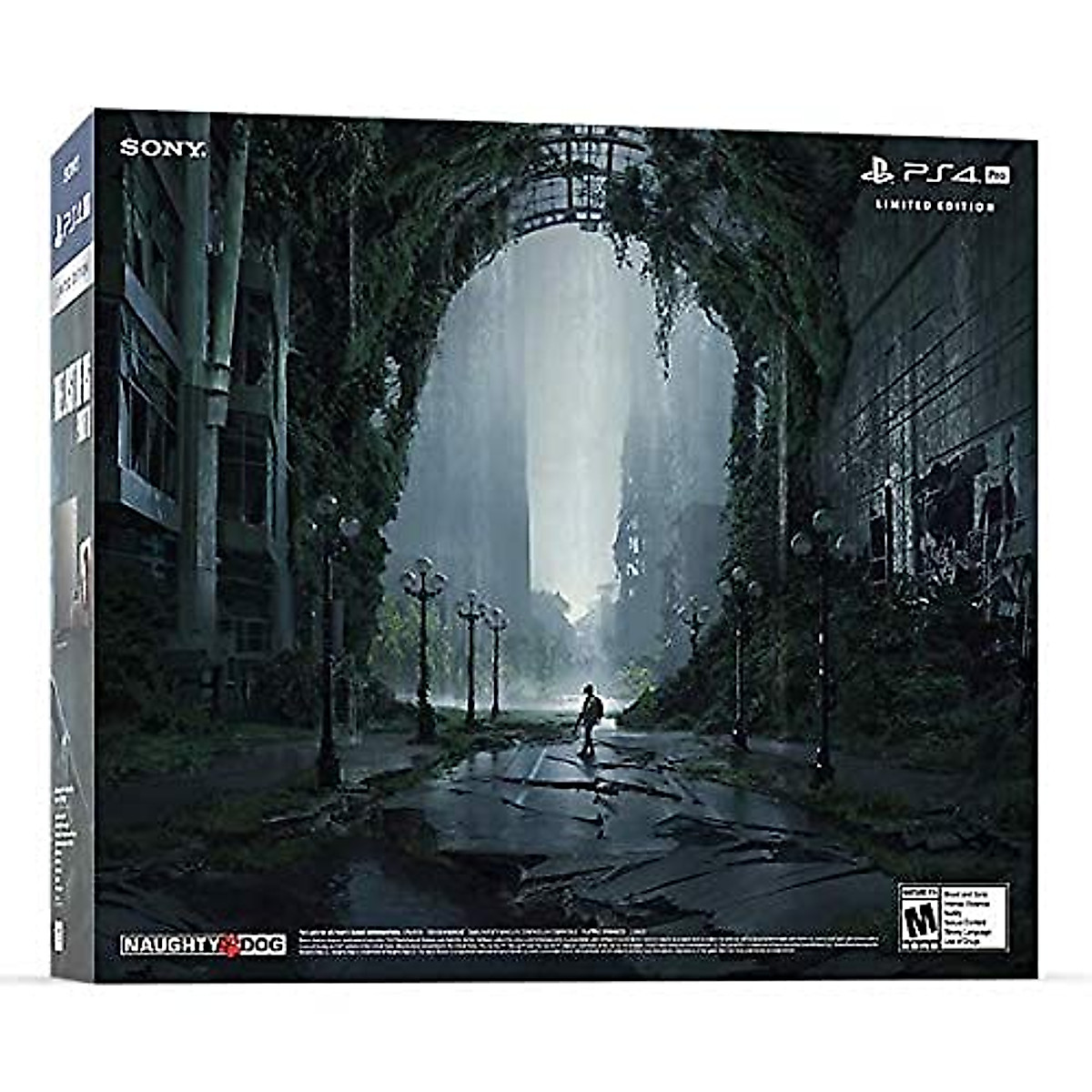 PlayStation 4 Pro 1TB Limited Edition The Last of Us Part 2 Console Bundle - Black (Renewed)