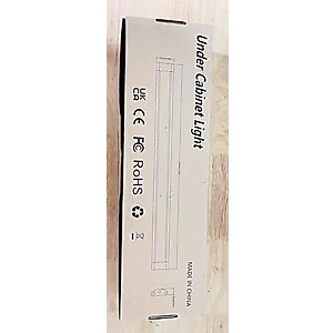 DURPAR Under Cabinet LED Lighting Kit Plug in, 6 pcs 12 Inches Cabinet Light Strips, Super Bright, for Kitchen Cabinets Counter, Closet, Shelf Lights, Warm White (6 Bars Kit)