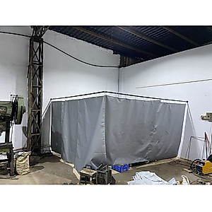 XXIOJUN-Shower Mat Industrial Welding Curtain, Welding Blanket Silicone Coated, Flame Retardant Fiberglass 650gsm Thick Welding Shield up to 1000°f, Weld Curtain for The Use by Welders, Cutters