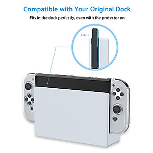 NexiGo Carrying Case and Game Accessories Kit for Nintendo Switch OLED, Game Accessories Bundle with Protective Case, Joystick Cap, Screen Protector (Sunset)