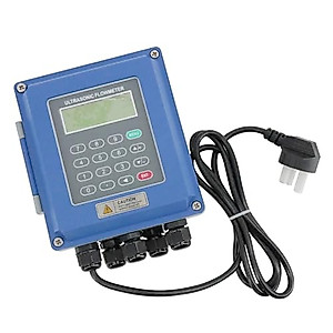 Flow Meter TUF-2000B-TS-2 Transducer DN25mm-DN100mm Ultrasonic Liquid Flowmeter Wall Mounted Type Water Flow Meter High Stability and Convenient Operation