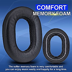 Earpads Replacement for BackBeat FIT 6100 backbeat fit6100 Headphones - Protein Leather/Ear Cushion/Ear Cups by JESSVIT