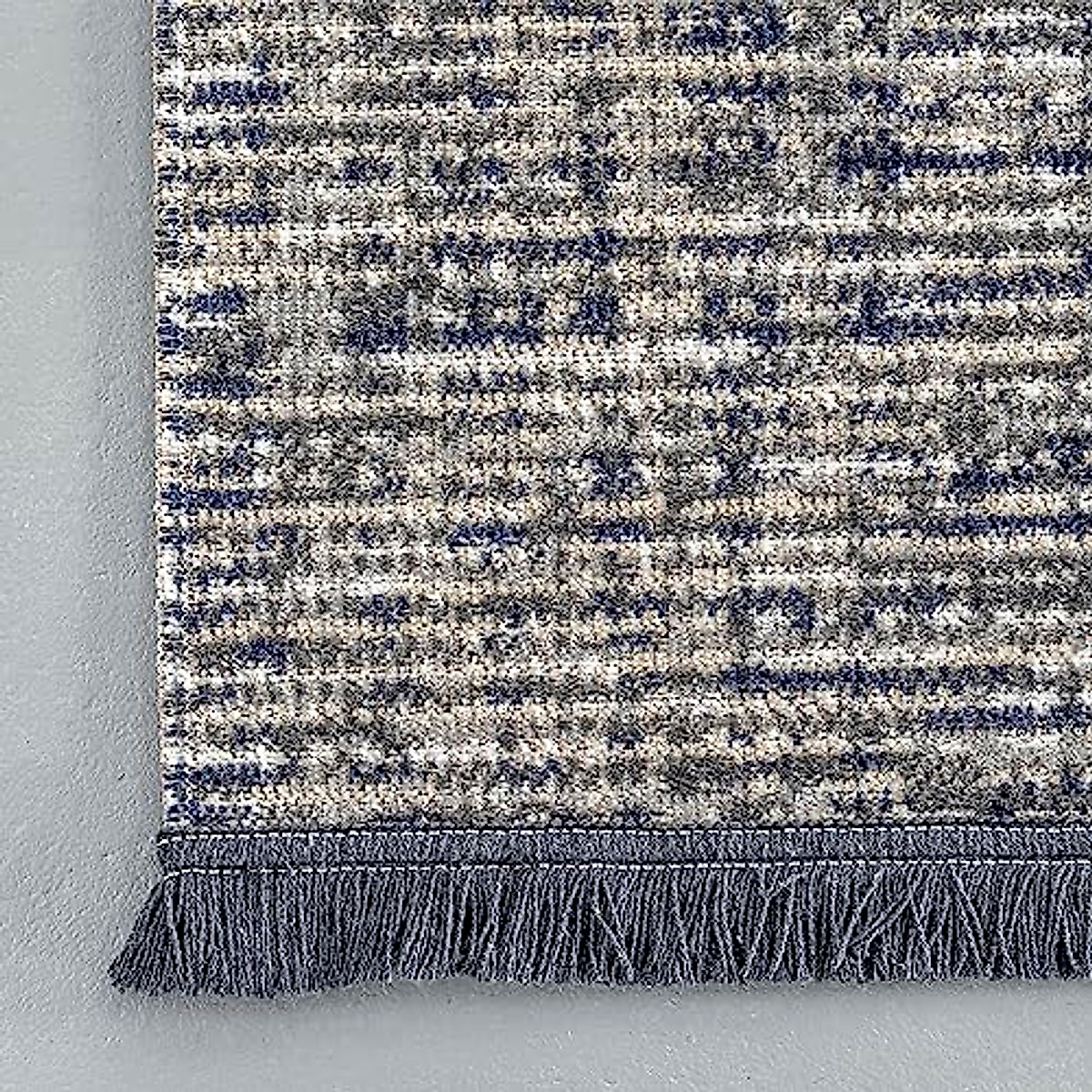 nuLOOM Vada Fringe Indoor/Outdoor Area Rug, 9' x 12', Grey