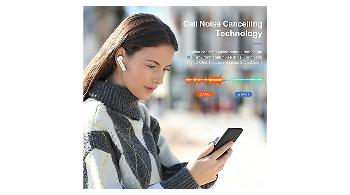 Ears Armour Hybrid ANC Wireless Earbuds | 32H Battery, Calls