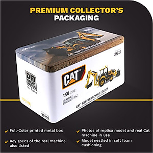 1:50 Caterpillar 420F2 IT Backhoe Loader - High Line Series by Diecast Masters - 85233 (Comes with Auger, Material Arm, Pallet Fork, and H70 Hammer attachments)