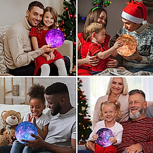 HYODREAM Musical Moon Lamp with White Noise Sleeping Sound Machine for Baby, Built-in White Noise/Nature Sound/Lullaby & Bluetooth Box, Remote Control 8 Colors Night Light