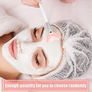 Patelai 14 Pieces Fan Brushes Applicator, Mask Brushes for Facial Makeup Tools for Face Cosmetic(Pink)