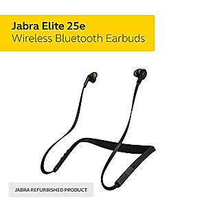 Jabra Elite 25e Silver Wireless Earbuds (Renewed)