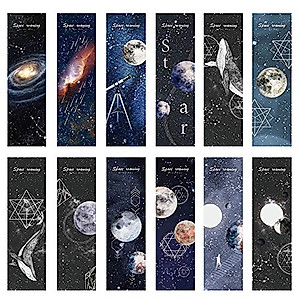 Space Roaming Bookmarks for Men Women Kids Girls Boys Children Teens,30PCs
