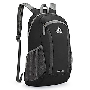 G4Free 16L Hiking Daypack, Lightweight Nylon Packable Backpack for Travel Camping Outdoor Men Women