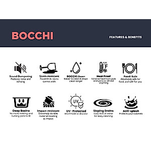 BOCCHI Campino Uno Dual Mount Granite Composite 33 in. Single Bowl Kitchen Sink with Strainer in Matte Black