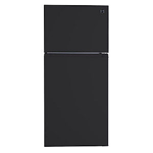 Kenmore 30 in. 18.2 cu. ft. Capacity Refrigerator/Freezer with Adjustable Glass Shelving, Humidity Control Crispers, Gallon Door Bins, ENERGY STAR Certified, Black