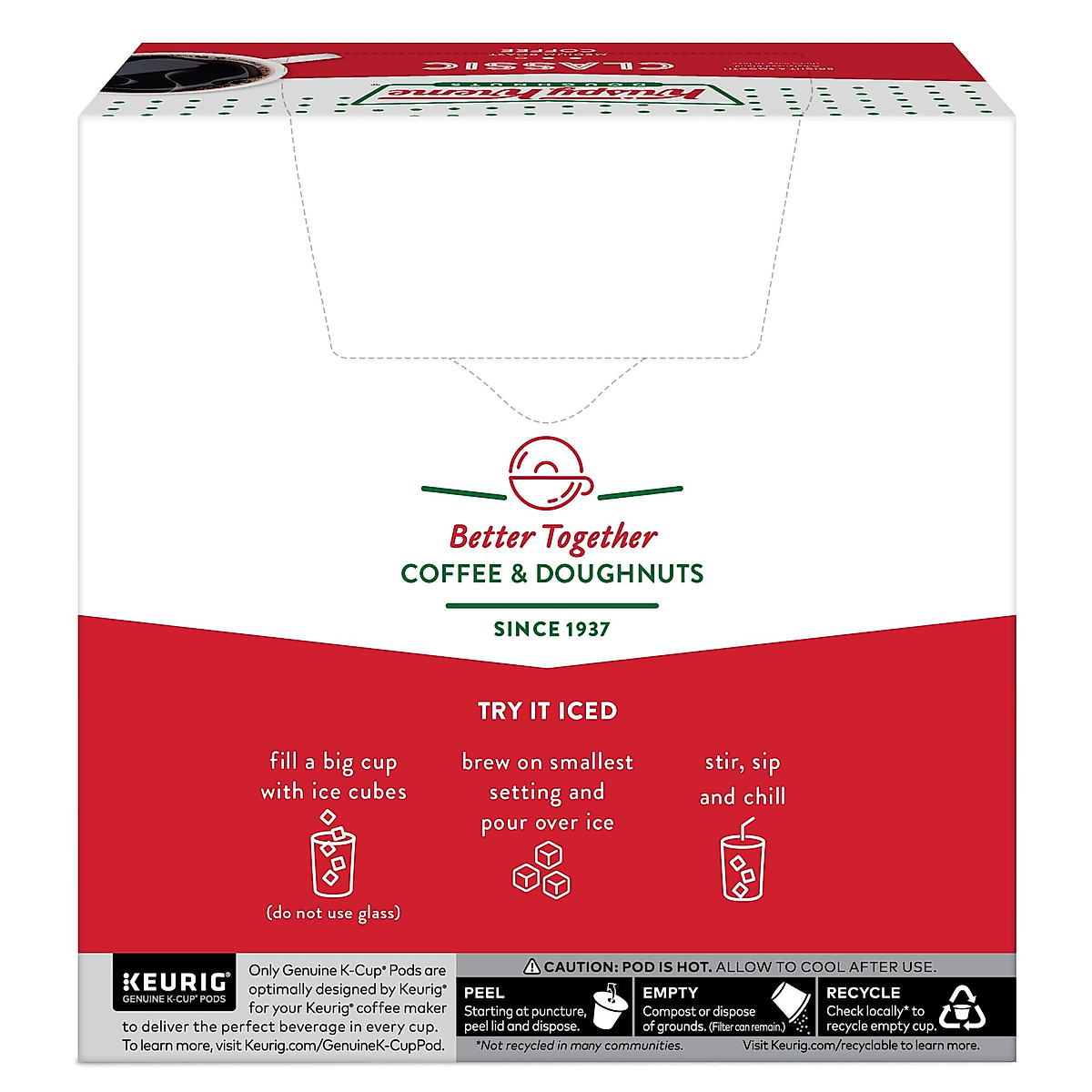 Krispy Kreme Classic, Single-Serve Keurig K-Cup Pods, Medium Roast Coffee Pods, 32 Count