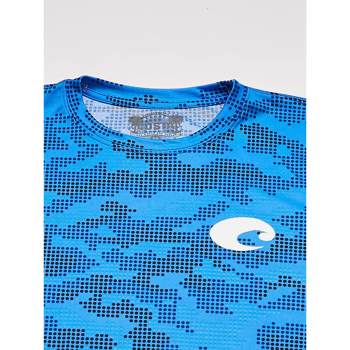 Costa Del Mar Tech Dot Matrix Performance Long Sleeve Shirt, Costa Blue, X-Large