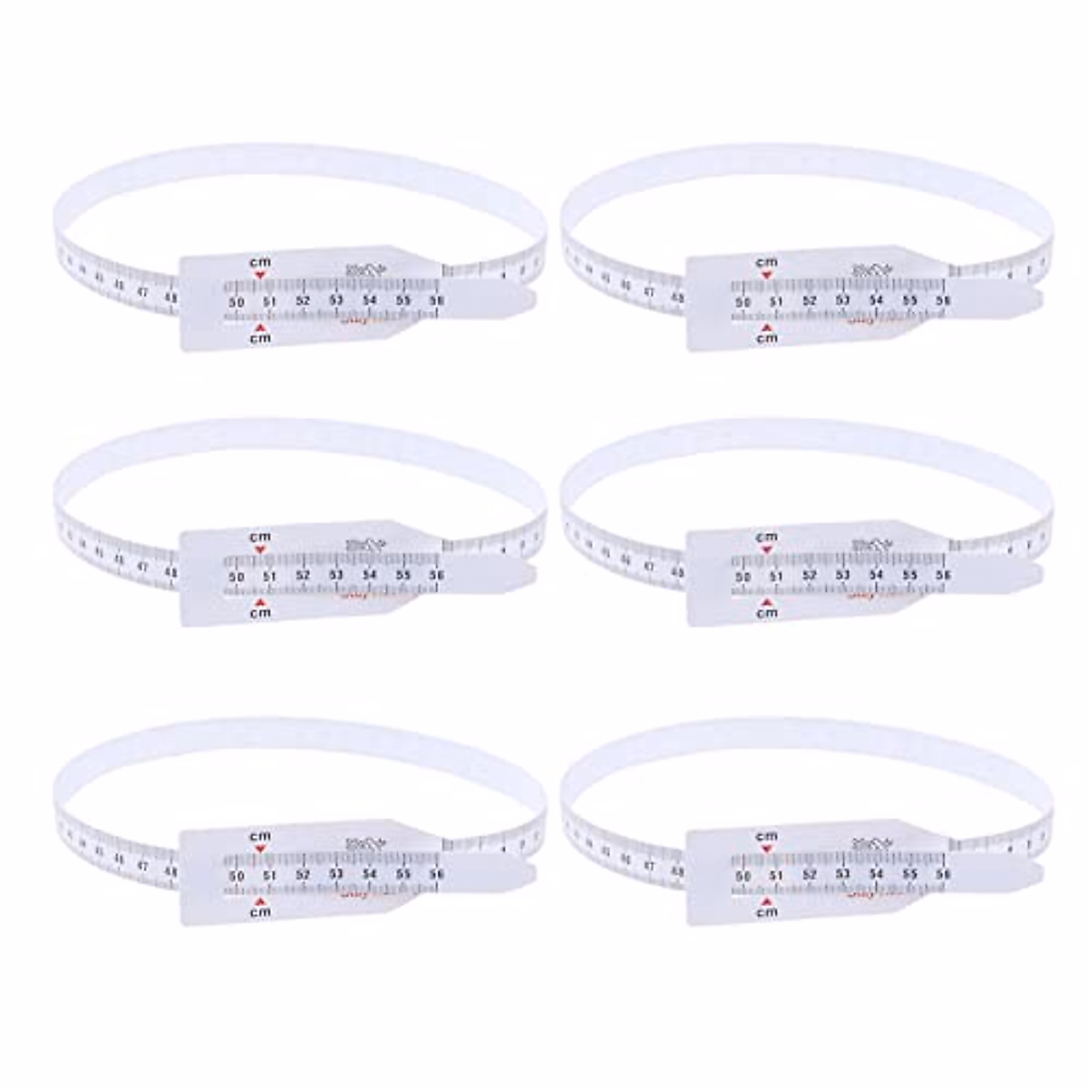 Infant Head Circumference Tape Ruler: 6pcs Newborn Head Measuring Ruler Cm Measure Ruler Baby Toddler Head Body Arm Measurement Tool