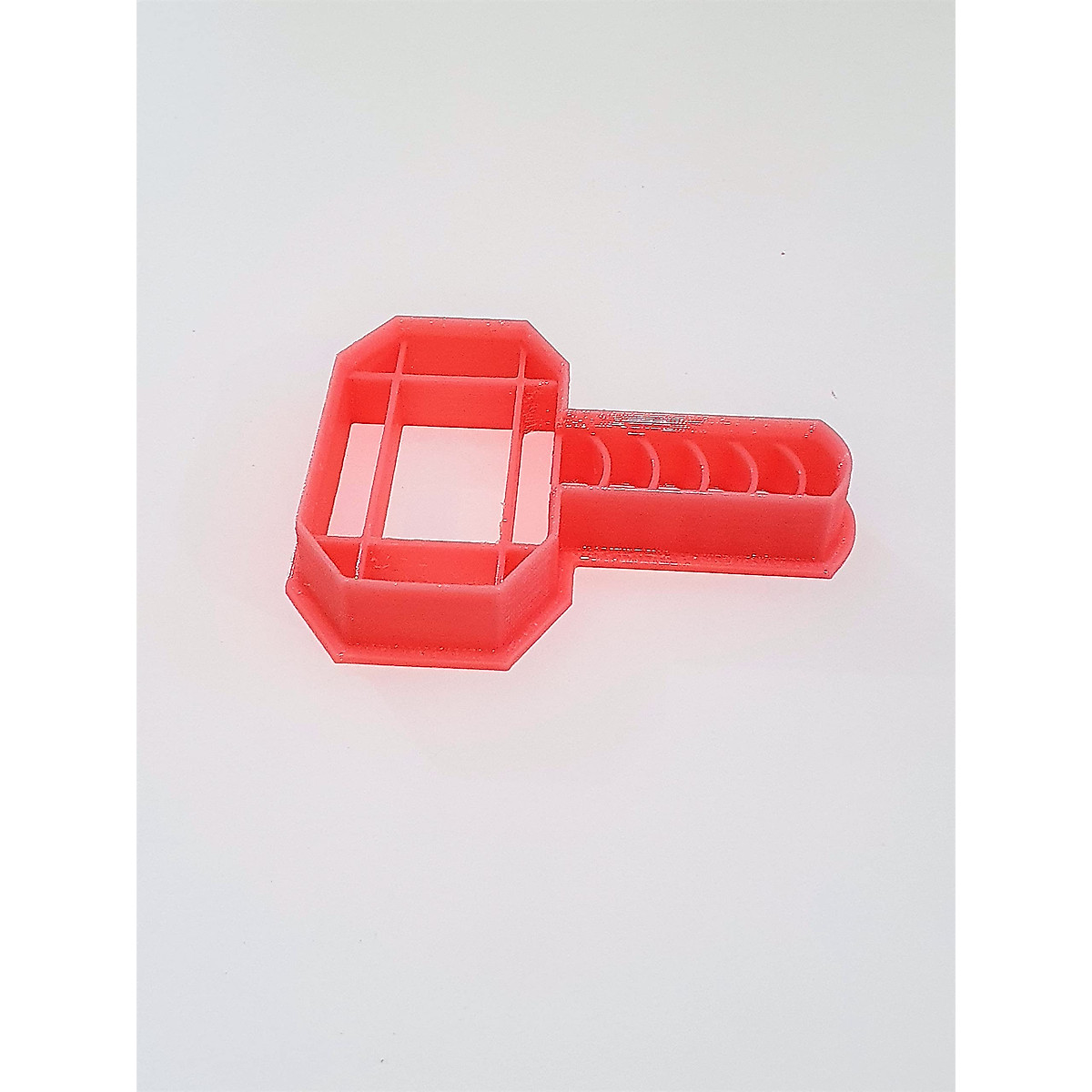 T3D Cookie Cutters Thor Hammer Cookie Cutter, Suitable for Cakes Biscuit and Fondant Cookie Mold for Homemade Treats, 3.50In x 2.91In x 0.55In