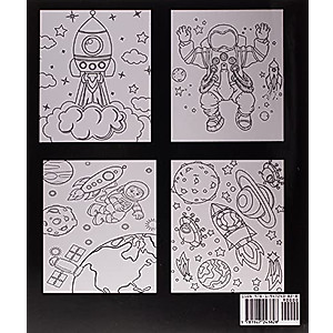 Space Coloring Book for Kids (Children's Coloring Books)