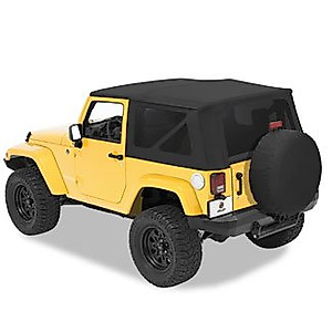 Bestop 7913635 Black Diamond Sailcloth Replace-A-Top for 2007-2009 Wrangler JK 2-Door