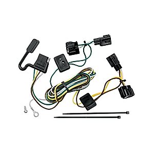 Tekonsha 118409 T-One® T-Connector Harness, 4-Way Flat, Compatable with 1998-2006 Jeep TJ, 1998-2006 Jeep Wrangler,Black