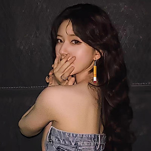 Honbay 2 Pairs of Creative Funny Cigarette Butt Earrings Wacky Lifelike Cigarette Earrings Unisex Dangle Earrings Cool Punk Earrings Halloween Earrings (AB)