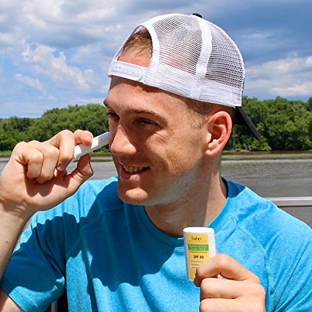 Babo Botanicals Super Shield SPF 50 Stick Sunscreen - 70% Organic Ingredients - Natural Zinc Oxide - For all ages - NSF & MADE SAFE Certified - EWG Verified - Water Resistant - Fragrance-Free - 2-Pack