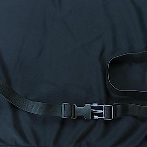 PROKTH Universal Sun Visor for Stroller, Anti-UV Cloth Windproof Rainproof Sun Protection Stroller Canopy Extender Sun Shade/Rayshade/Stroller Cover (Black)