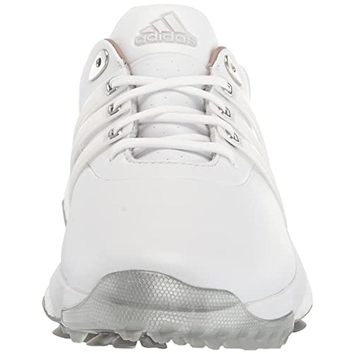 adidas Men's TOUR360 22 Golf Shoes, Footwear White/Footwear White/Silver Metallic, 11
