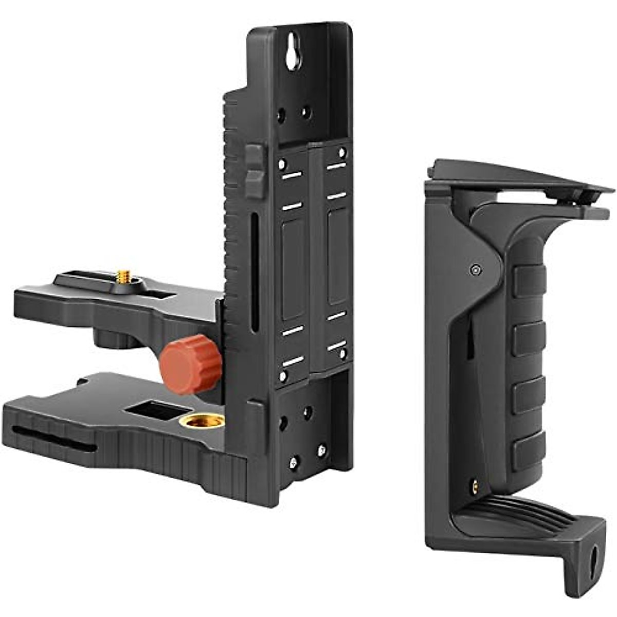 Firecore Multi-Function Laser Level Mount, Magnetic Bracket Adapter, Adjustable 1/4" and 5/8" Thread Wall Mounted Positioning Base with Spring Clip（FM80）