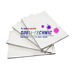 Subli-Technic Cotton Sublimation Dark & Light Cloth Fabric Sheet Pack (A4 x 20 Units) (21cmx29cm)