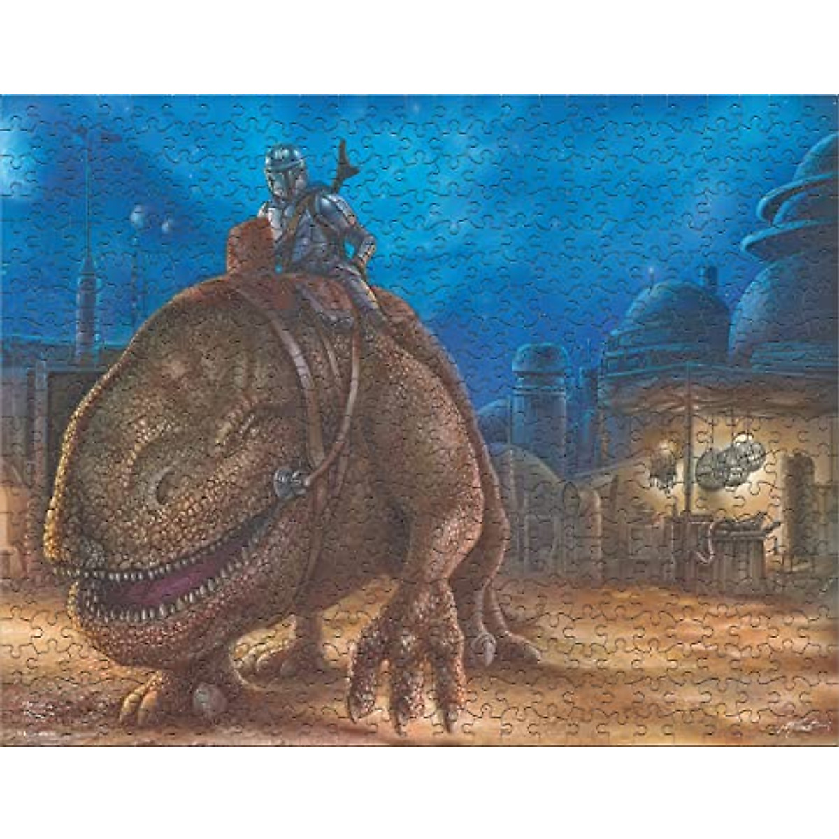 Ceaco - 4 in 1 Multipack - Thomas Kinkade - Mandalorian Collection - (4) 500 Piece Jigsaw Puzzles