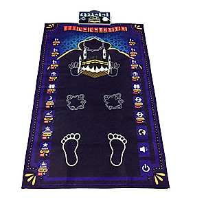 jiaohaowei Interactive Smart Prayer Mats for Kids Muslim Soft Islamic Cartoon Prayer Mat Muslim Prayer Mat Salah Best Ramadan Gift for Boys Girls