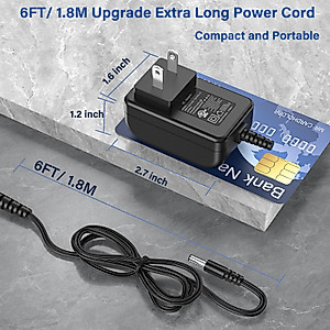 Fit for Hypervolt Massage Gun 53000-001-00 HPI5300000100#53000 001-00 Charger Power Cord with UL Fit for Hyperice 4200003800 SK03T12600100W2 Ac Dc Adapter Replacement