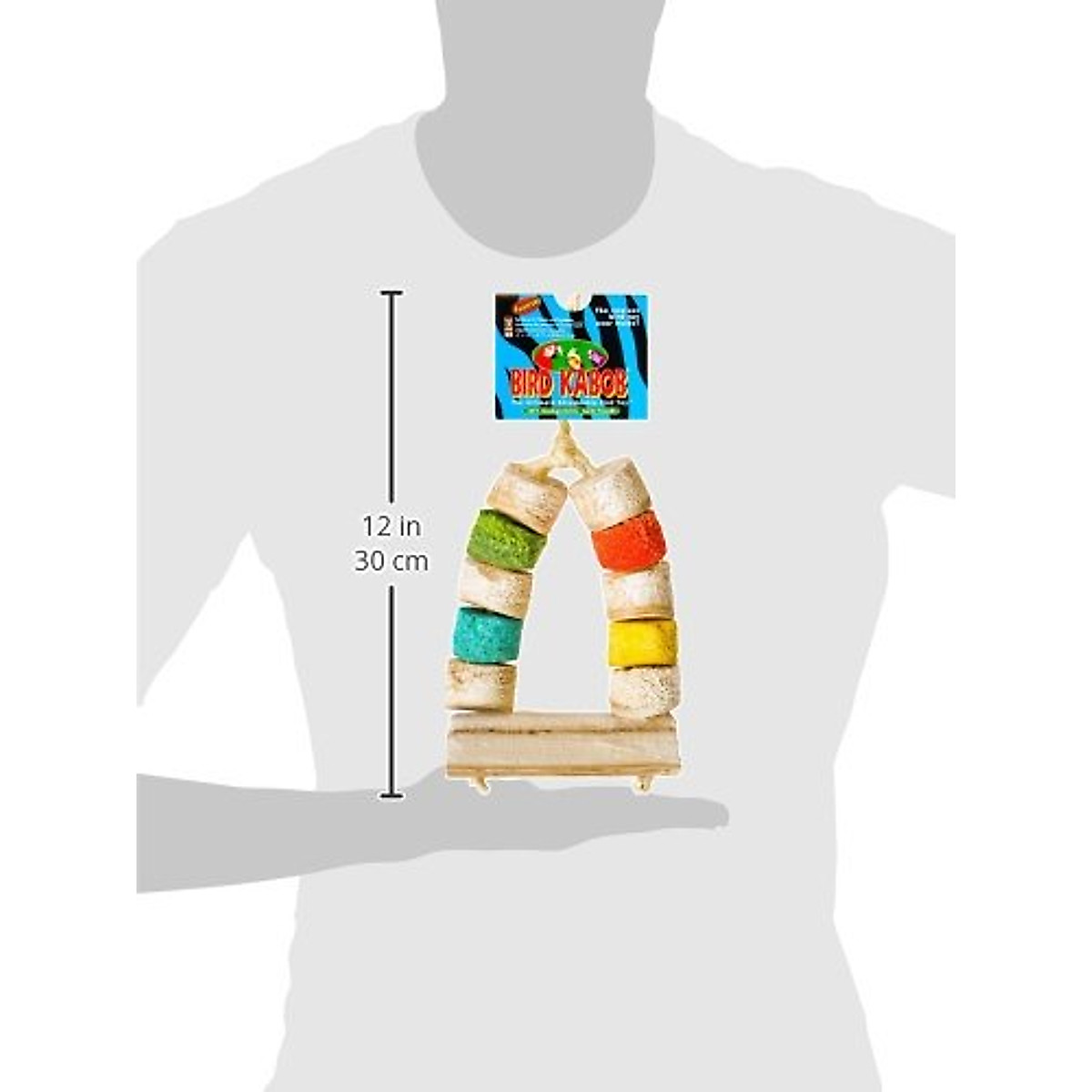 BIRD KABOB 4-1/2-Inch Favorito Chewable Perch