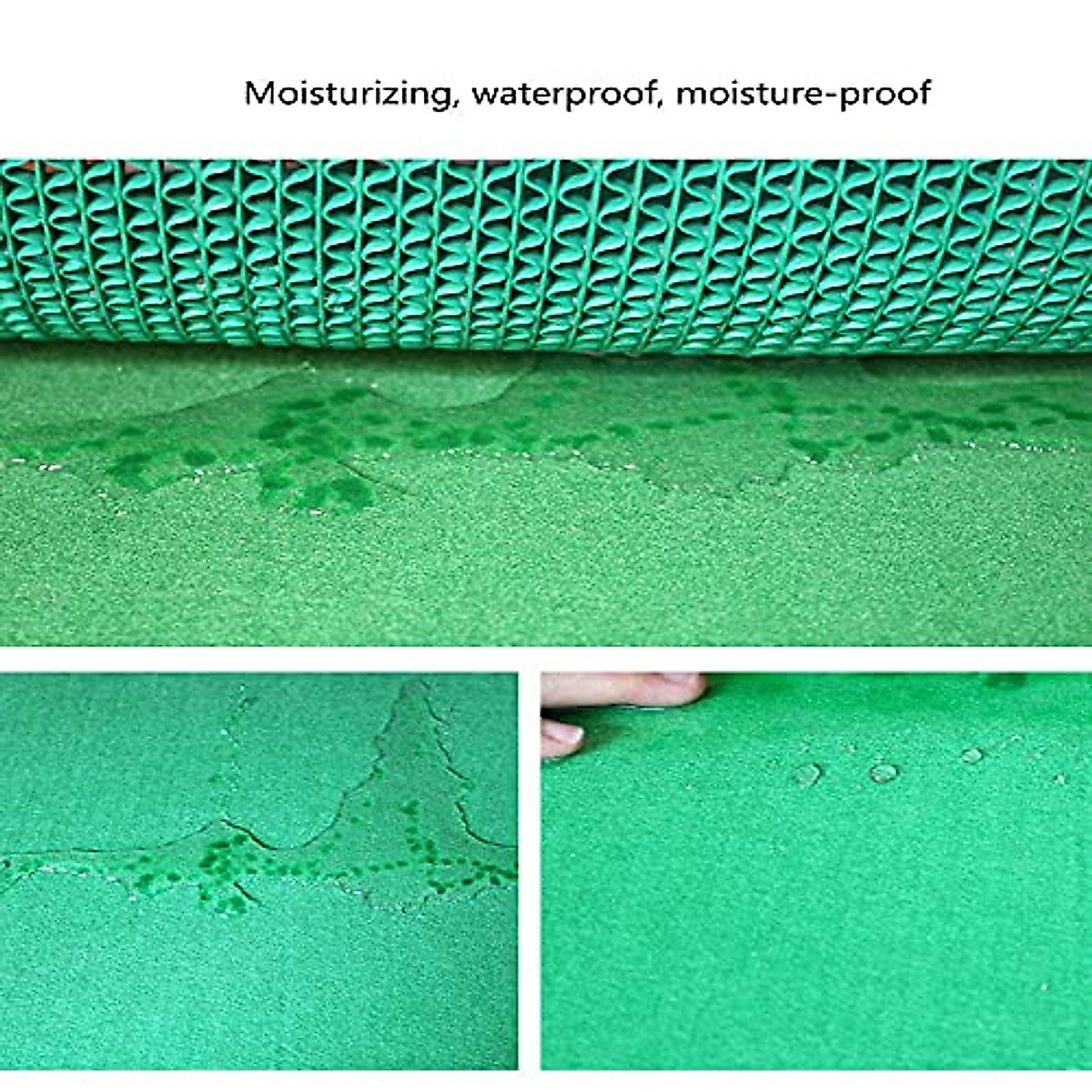 2Pcs Reptile Carpet Terrarium Bedding Substrate Liner Carpet for Lizard, Turtles, Snakes, Bearded Dragon, Iguana Supplies Mat Green