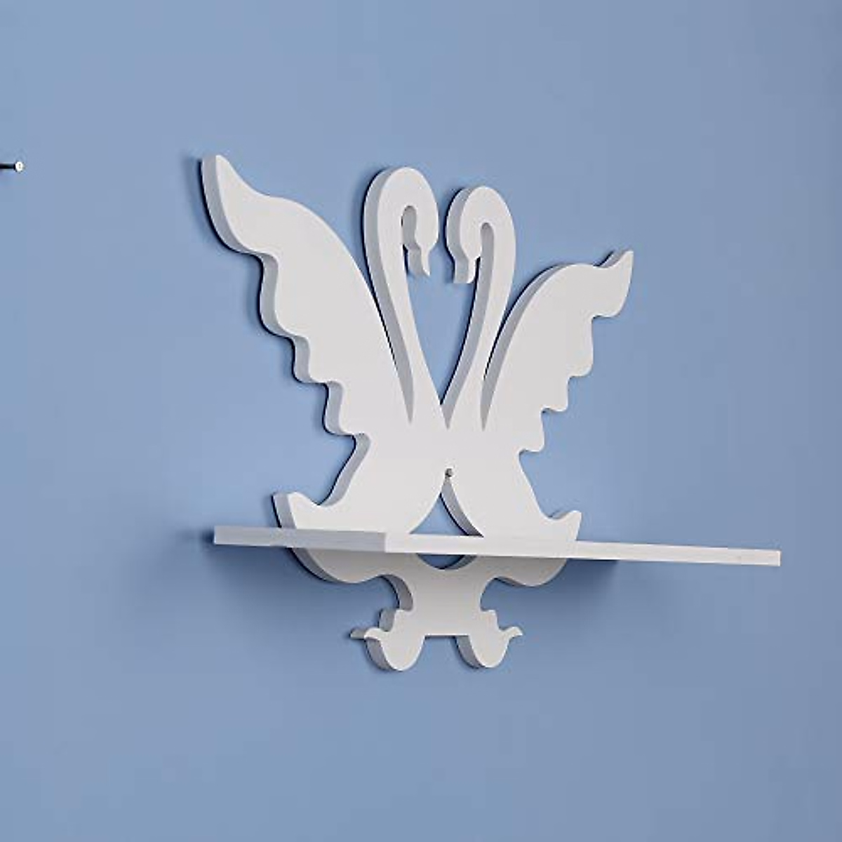 Vomivu Floating Shelves for Wall - Little Swan Shelf Which Suitable for Wall Decoration in Bedroom, Kitchen, Living Room and Bathroom