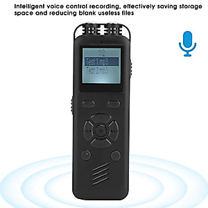 MP3 Player, ABS Player, Lossless Professional Recording, Intelligent Noise Reduction, HD LED Screen Display, Support MP3 WMA WAV OGG APE FlAC Audio File Playback.