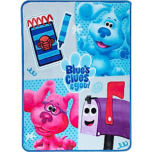 Blues Clues (46 x 60) Bedding Super Soft Plush Micro Raschel Throw Blanket for Kids