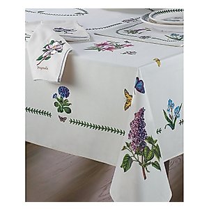 Portmeirion Avanti Linens Botanic Garden 60X120 Tablecloth, Ivory