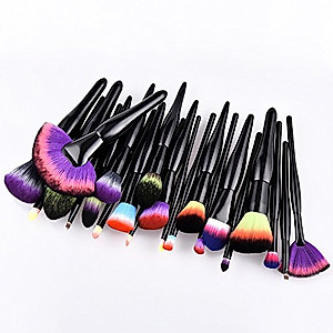 4 in One Makeup Brush Eyeliner Set Brushes 22Pcs Lip Pro Foundation Powder Brush Eyeshadow Makeup Tool Brush Makeup Stack