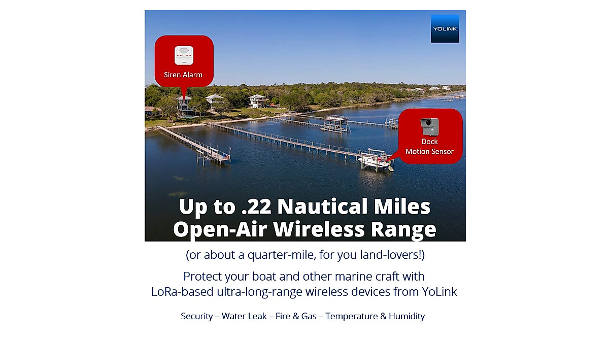 YoLink Smart Outdoor Motion Sensor Kit - Home Security