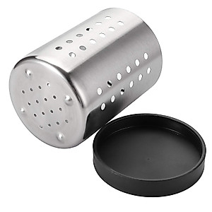 TOPZEA Set of 4 Kitchen Utensil Holder, Stainless Steel Cooking Utensil Organizer Kitchen Tools Flatware Holder Utensil Drying Cylinder Countertop Silverware Caddy