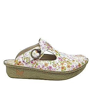 Alegria Women's Classic Prime Time Leather Clog 8-8.5 M US